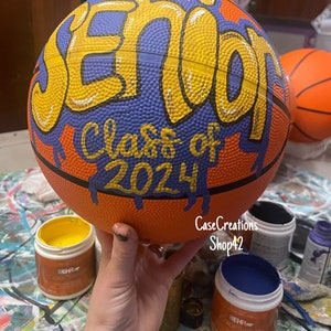 Personalized Basketball, Handpainted Basketball, Custom Sports Logo ...