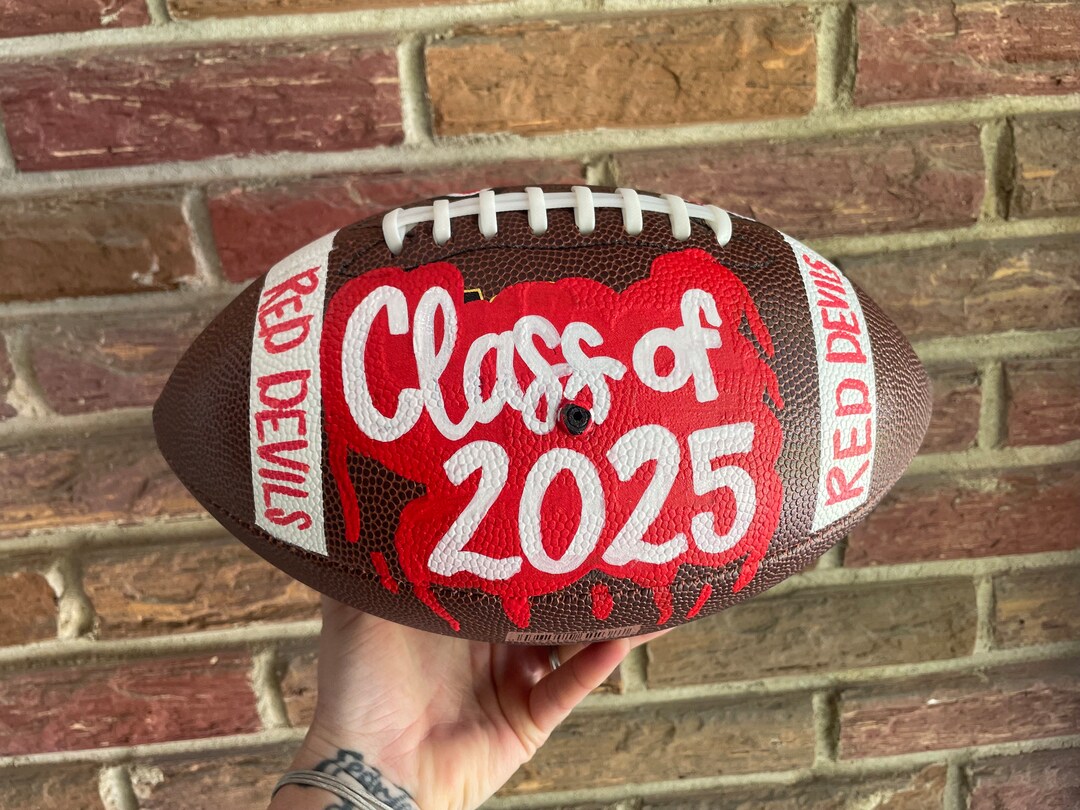 Football, Custom Painted Football, Personalized Football, Custom Sports ...