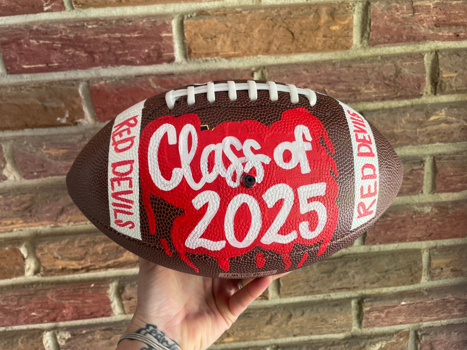 Football, Custom Painted Football, Personalized Football, Custom Sports ...