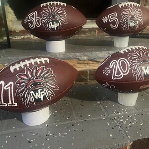 Football, Custom Painted Football, Personalized Football, Custom Sports ...