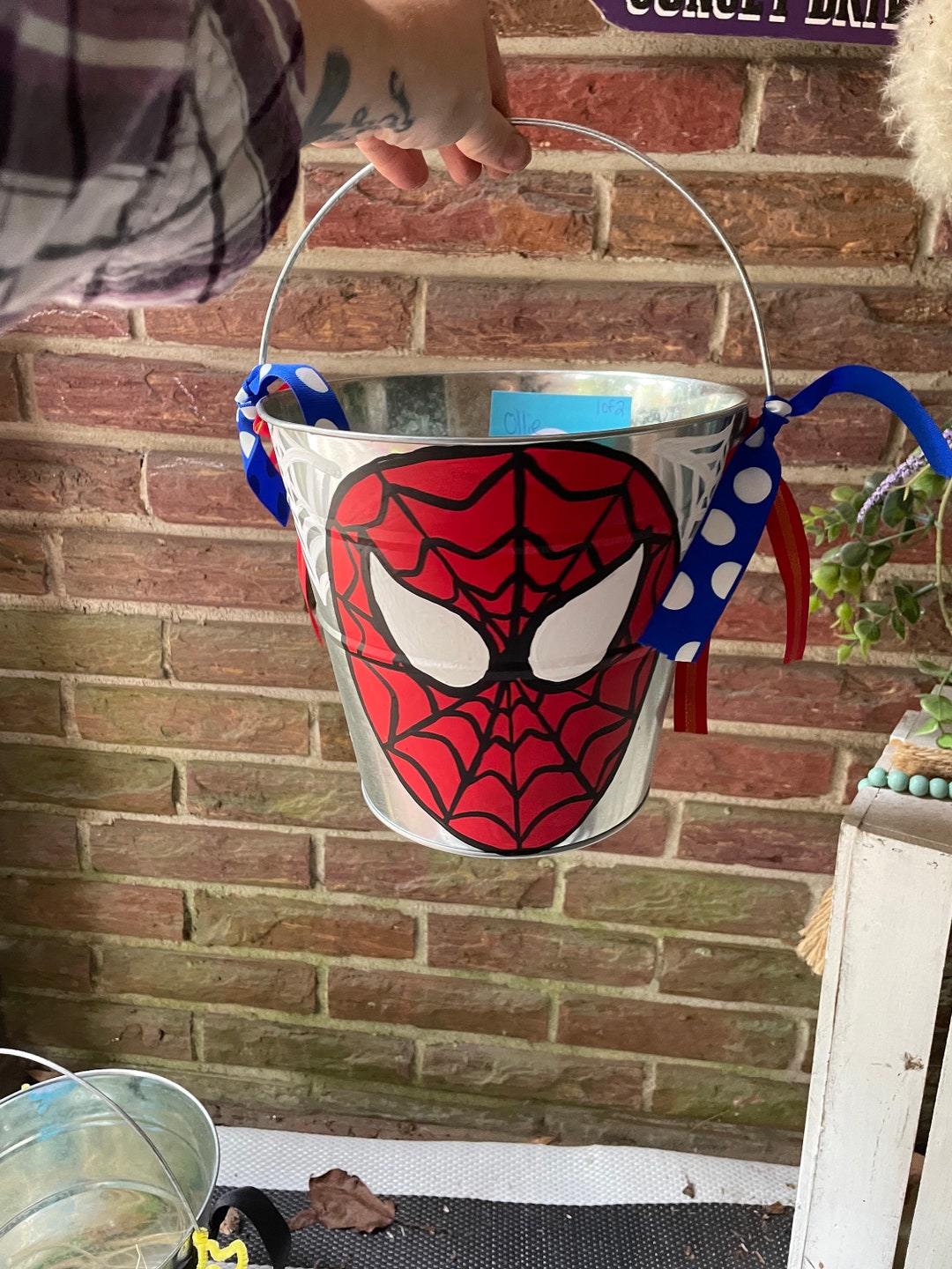 Personalized Easter Buckets, Galvanized Metal Easter Buckets, Hand ...