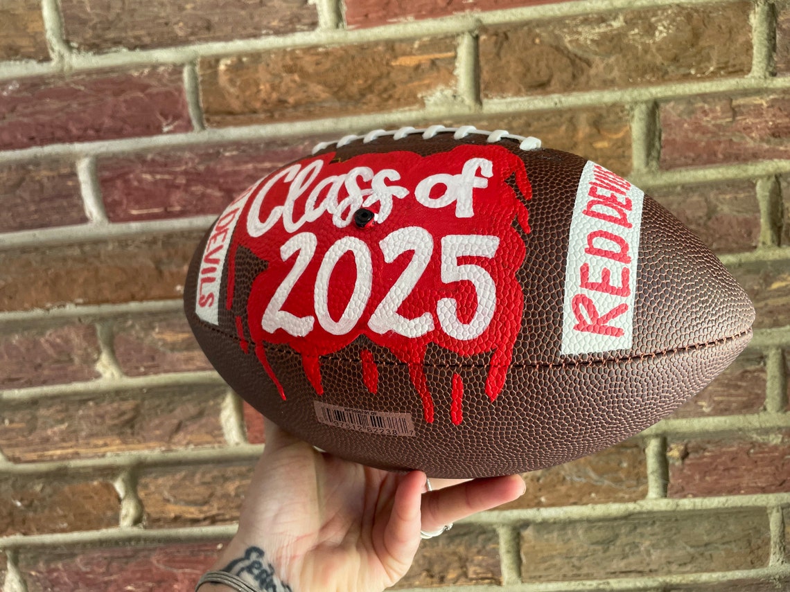 Football, Custom Painted Football, Personalized Football, Custom Sports ...