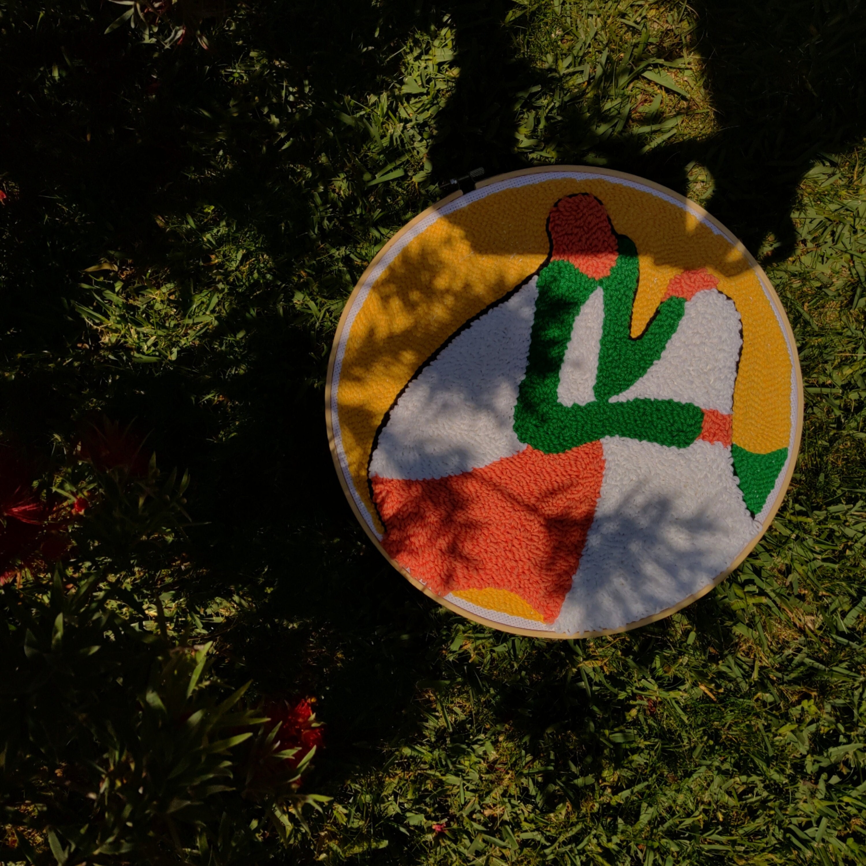 Wall Hanging Fiber Art darling - Etsy