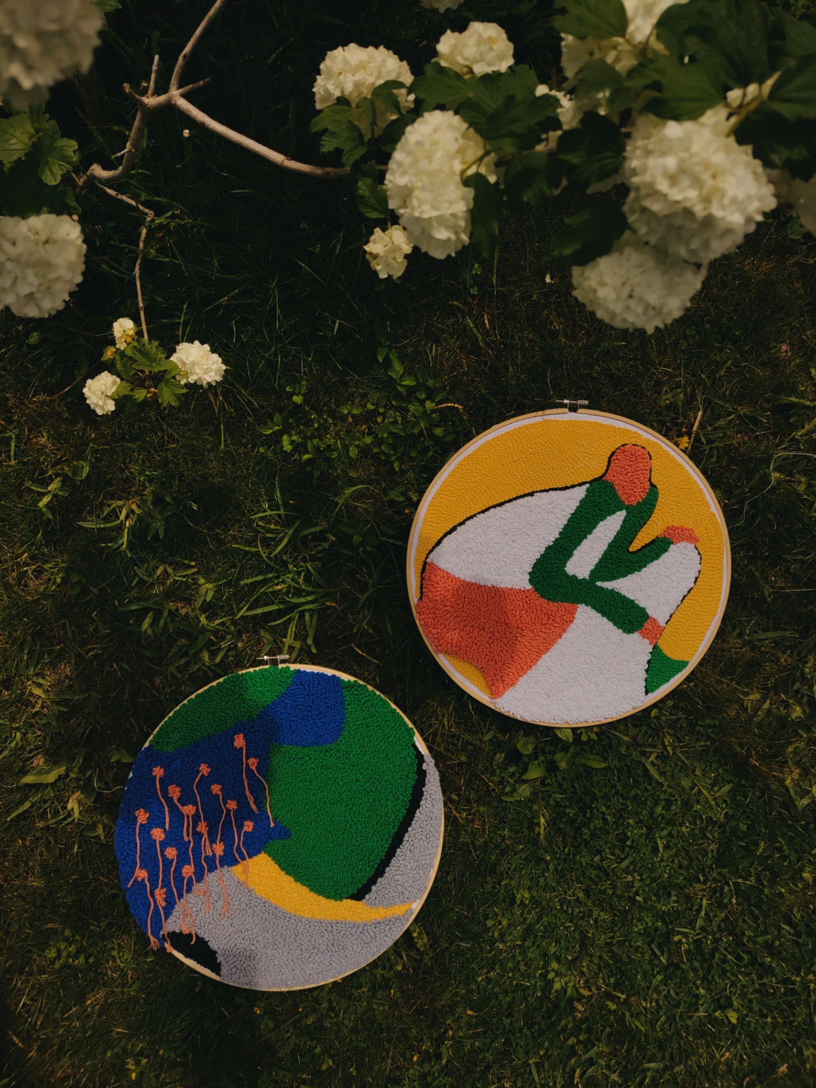 Wall Hanging Fiber Art darling - Etsy