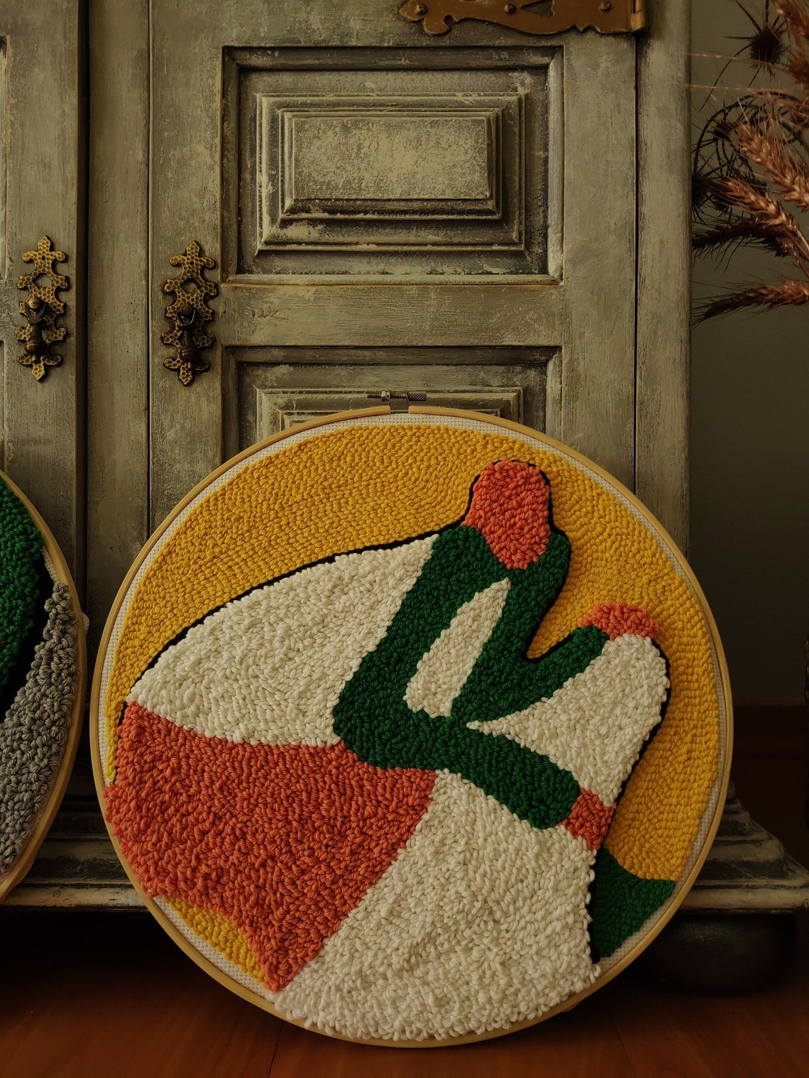 Wall Hanging Fiber Art darling - Etsy