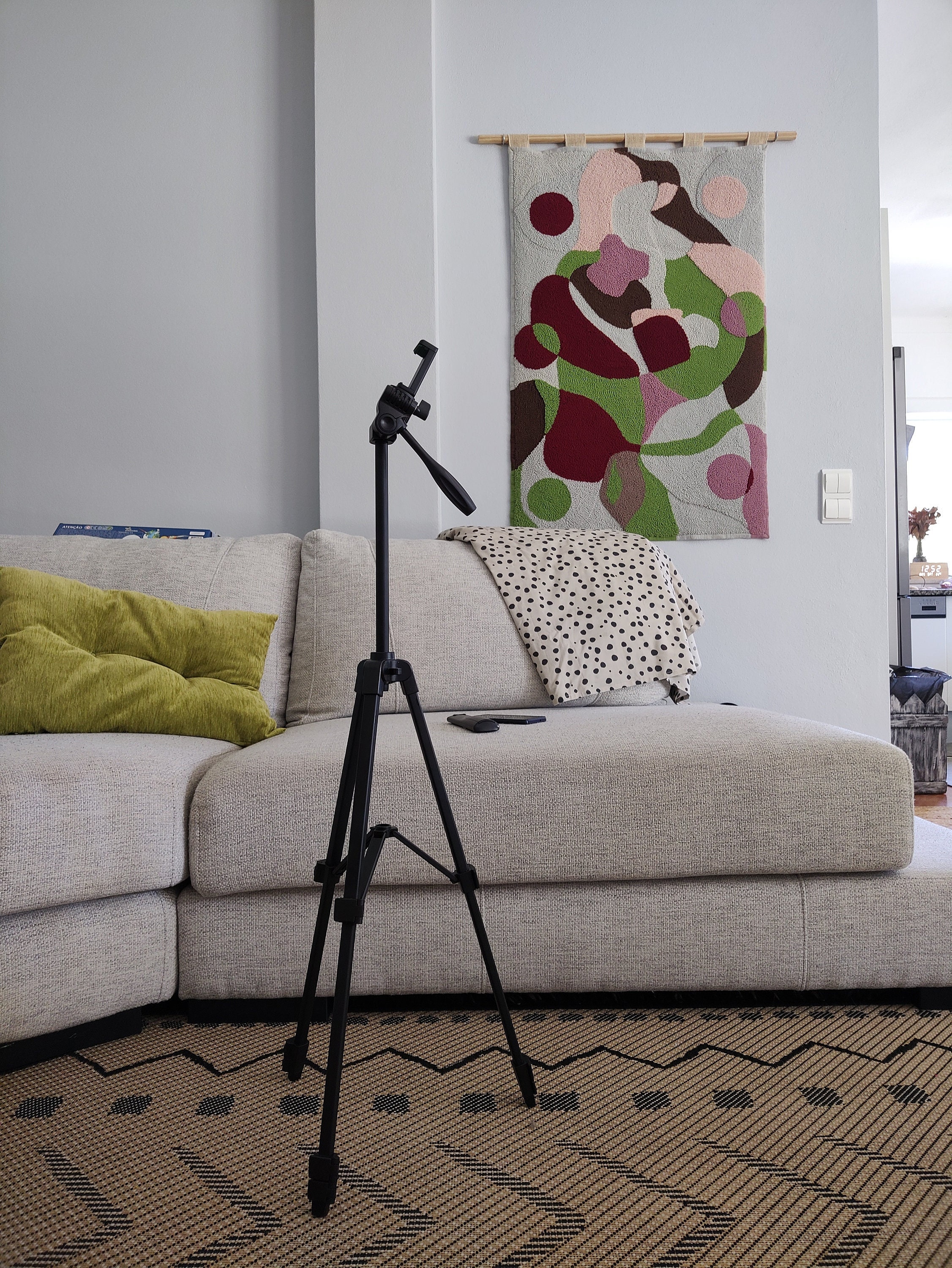 Handmade Wall Hanging Rug 'HUGS' / Abstract Tapestry - Etsy