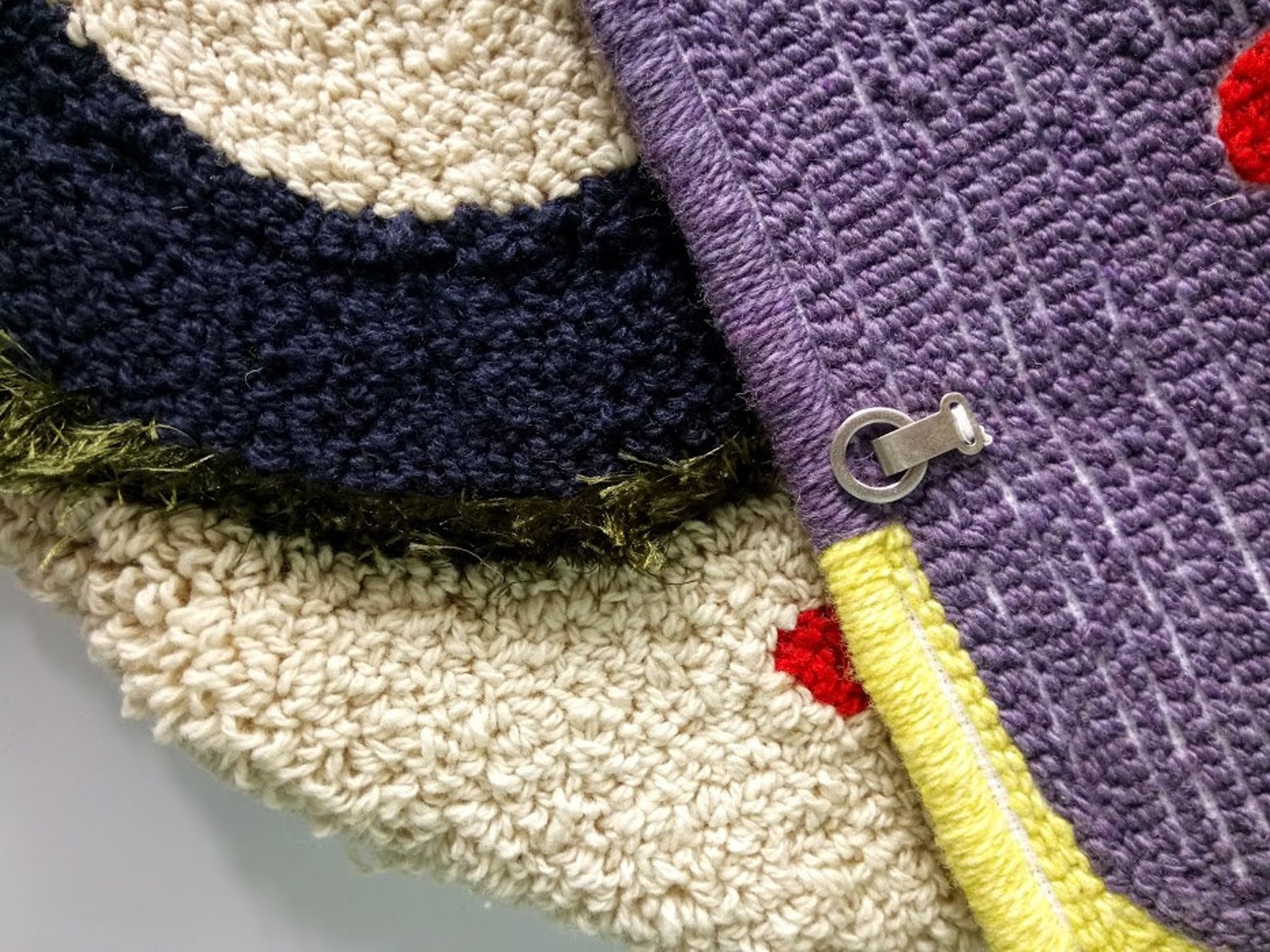 Abstract Fiber Art SGT1 / Colorful Wall Decor / Abstract - Etsy