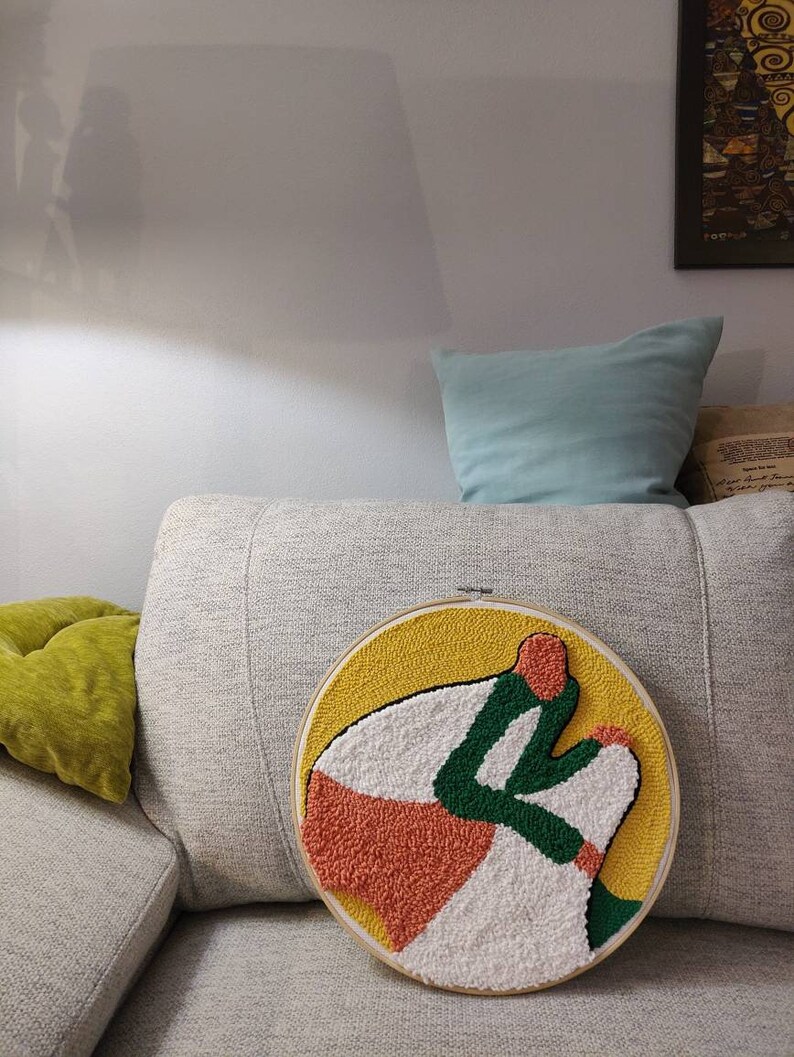 Wall Hanging Fiber Art darling - Etsy