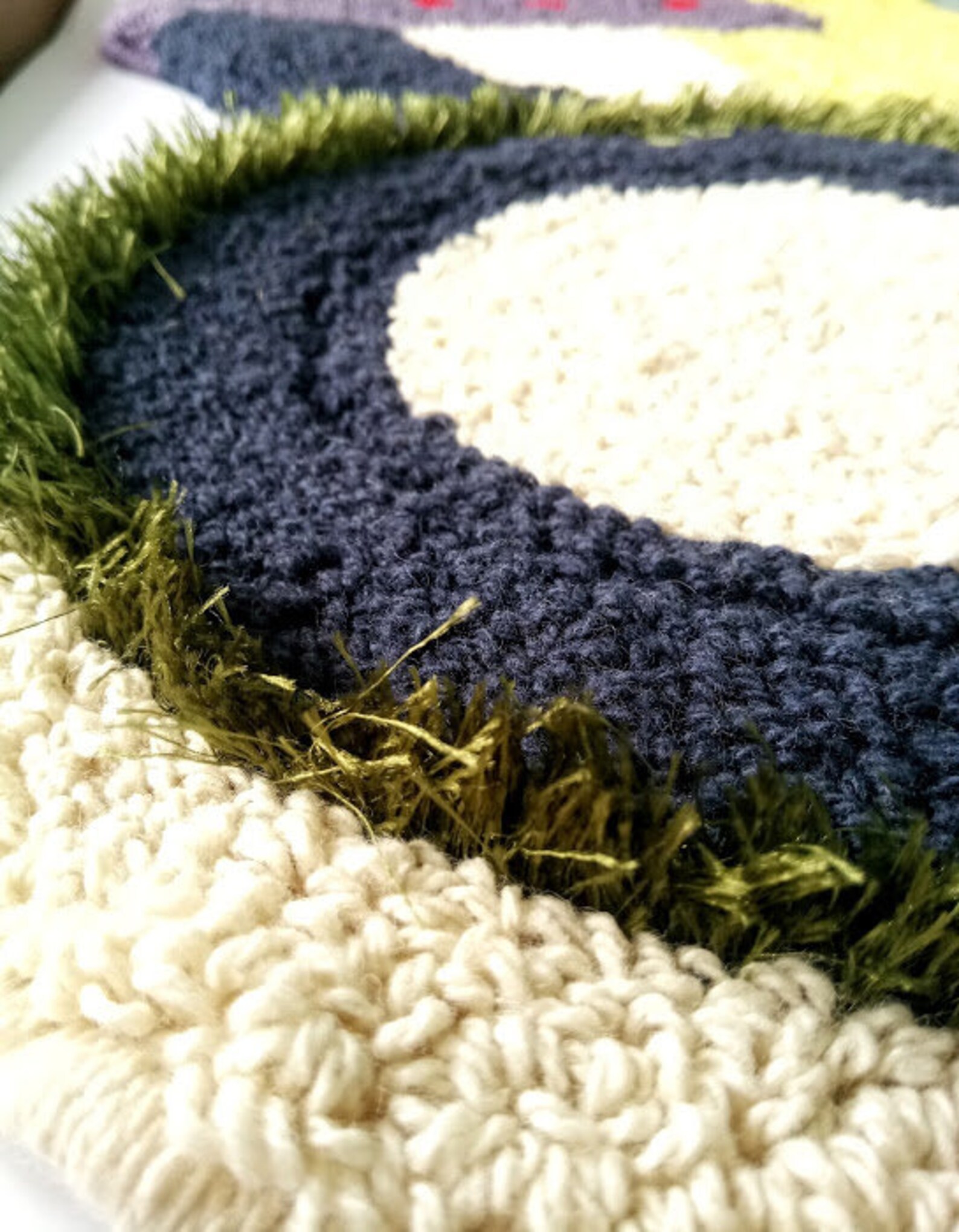 Abstract Fiber Art SGT1 / Colorful Wall Decor / Abstract - Etsy