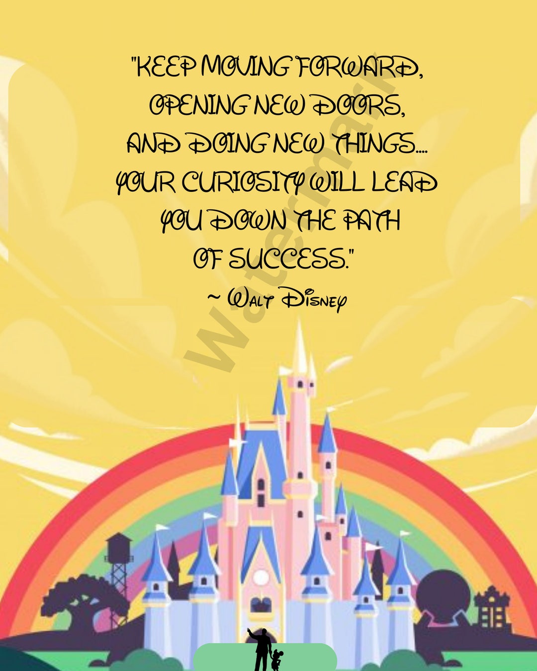 Walt Disney Quote From Classroom digital Download - Etsy