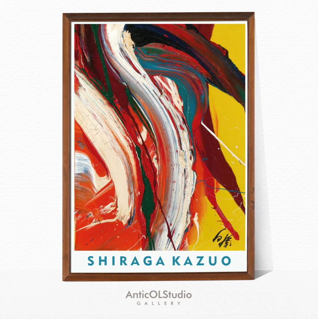 Kazuo Shiraga, Abstraction, Japan Tokyo, Contemporary Art, Wall Decor ...
