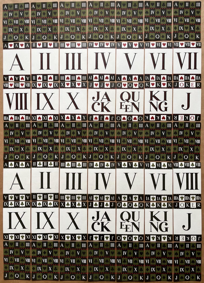 Unique Hand Drawn Playing Cards, Especially for Graphic Designers, in ...