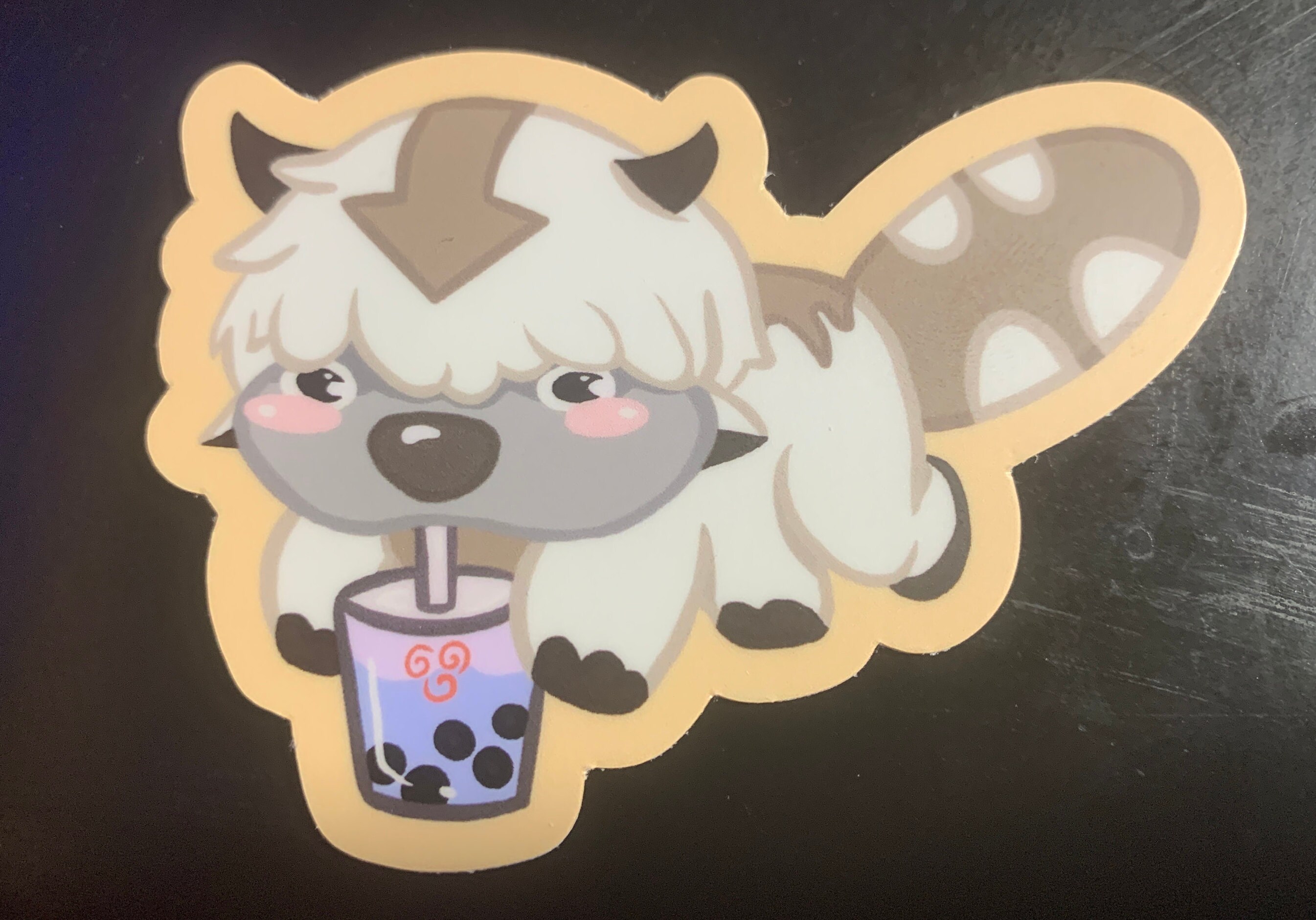 Appa W/ Boba Stickers | Etsy