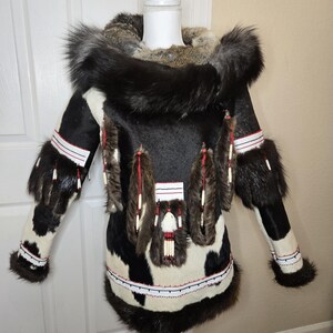 Qaspeq Fur Winter Jacket Eskimo Parka Inuit Made Yup'ik Alaska Native ...