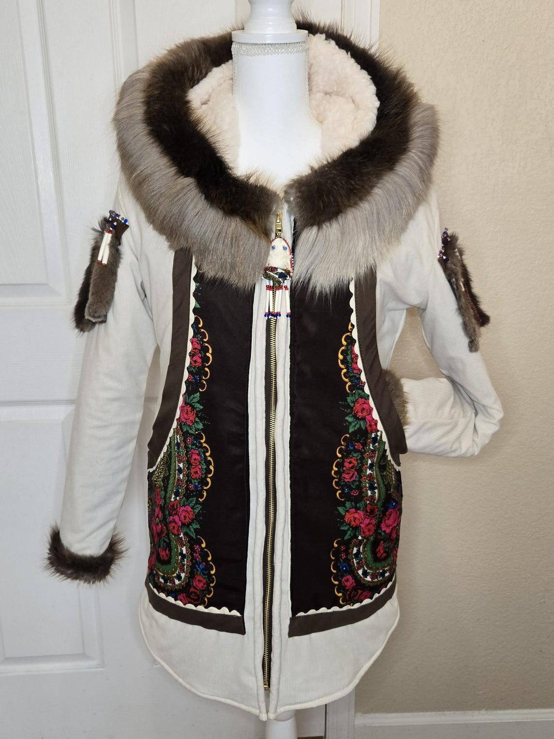Winter Parka Jacket Eskimo Inuit Made Yup'ik Alaska Native Modern ...