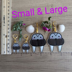 Inuit Earrings Tattoo Walrus Small Gold Female Indigenous Owned Shops ...