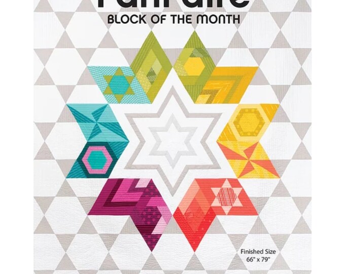 Fanfaire Block of the Month by Krista Moser, QUILT KIT, Quilt Pattern ...