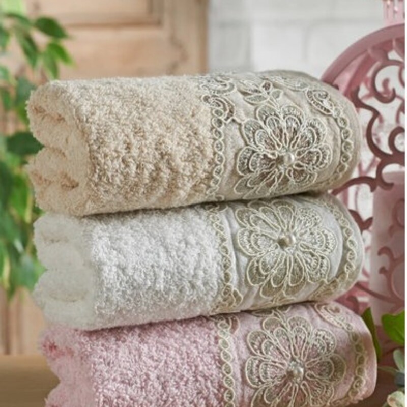 Towel With Lace - Etsy