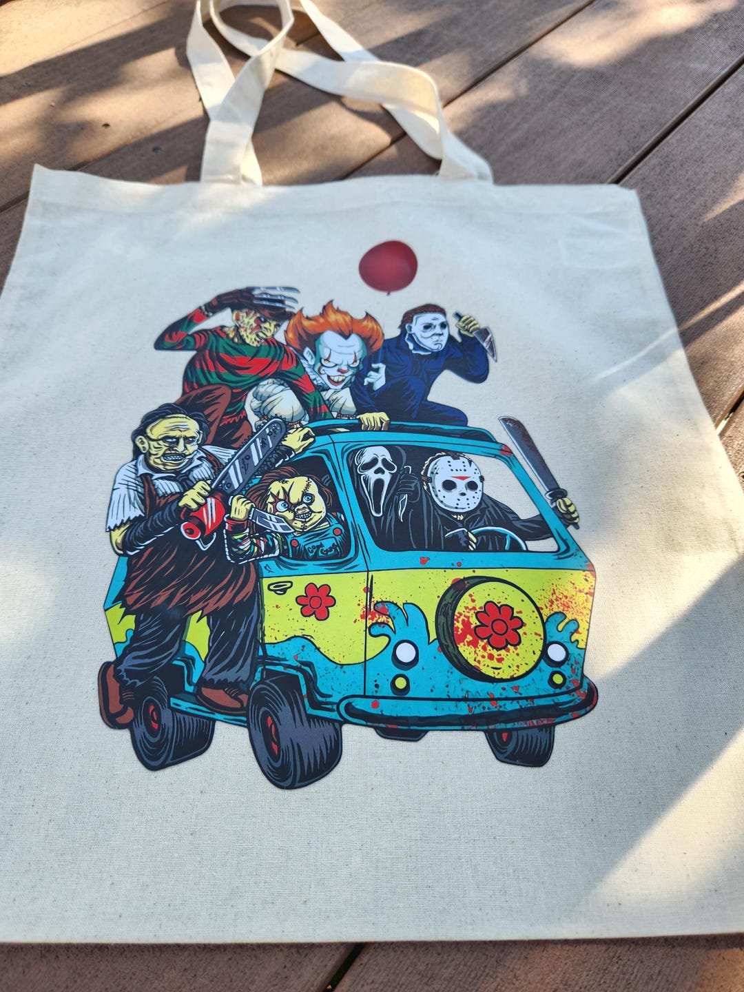 Horror Tote, Friday the 13th, Halloween Tote, Horror Bag, Horror Fan ...