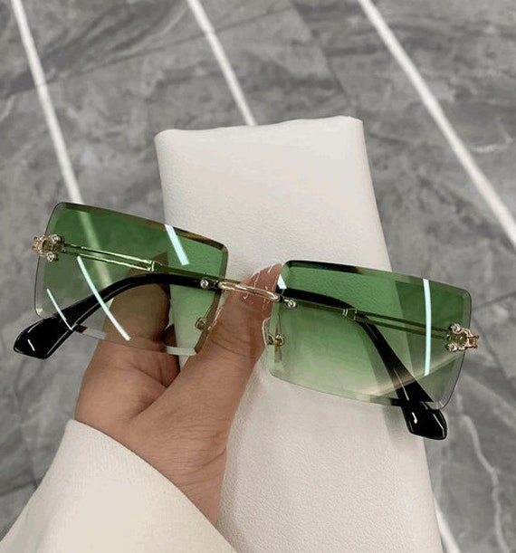 Frameless Rectangle Shades - Gem