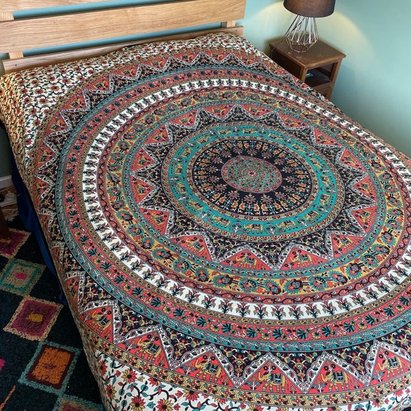 Indian Bedspread - Etsy