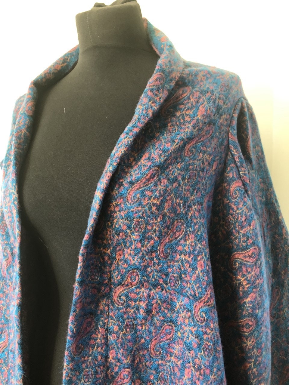 Women's Winter Wrap Jacket paisley Alternative Festival | Etsy