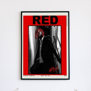 Playboi Carti Whole Lotta Red Poster, Red Poster, Playboi Carti Design ...