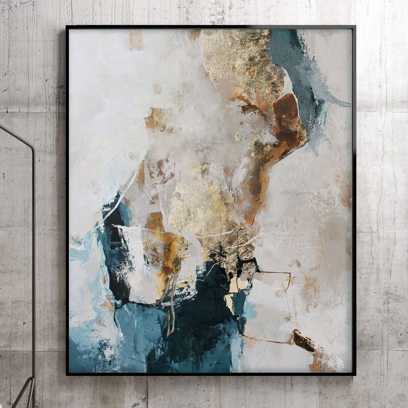 Blue Abstract - Etsy