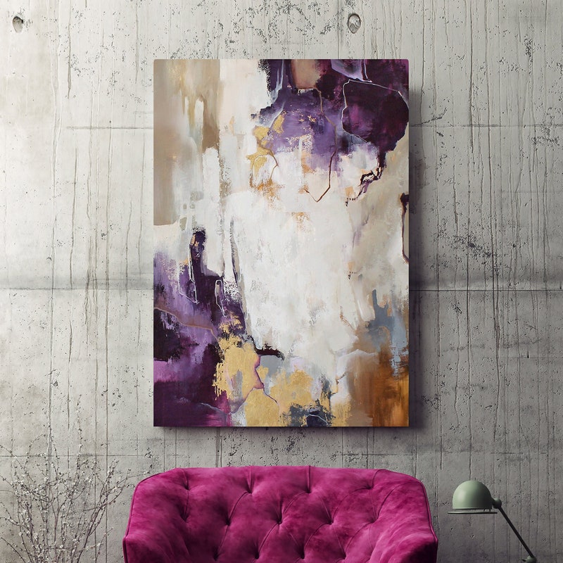 Purple Artwork - Etsy
