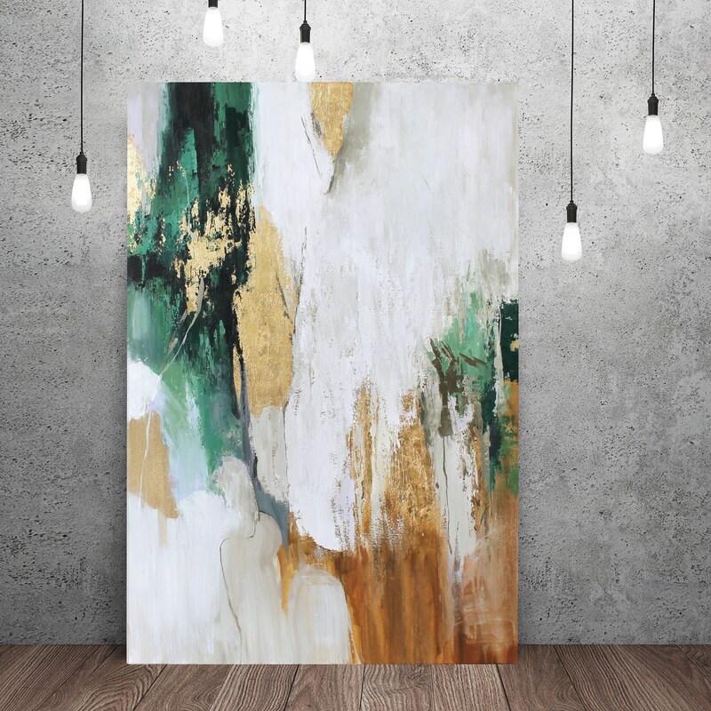 Gold Abstract - Etsy