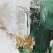 Print Abstract Green Gold Poster Gold Green Wall Art Original Print Set ...