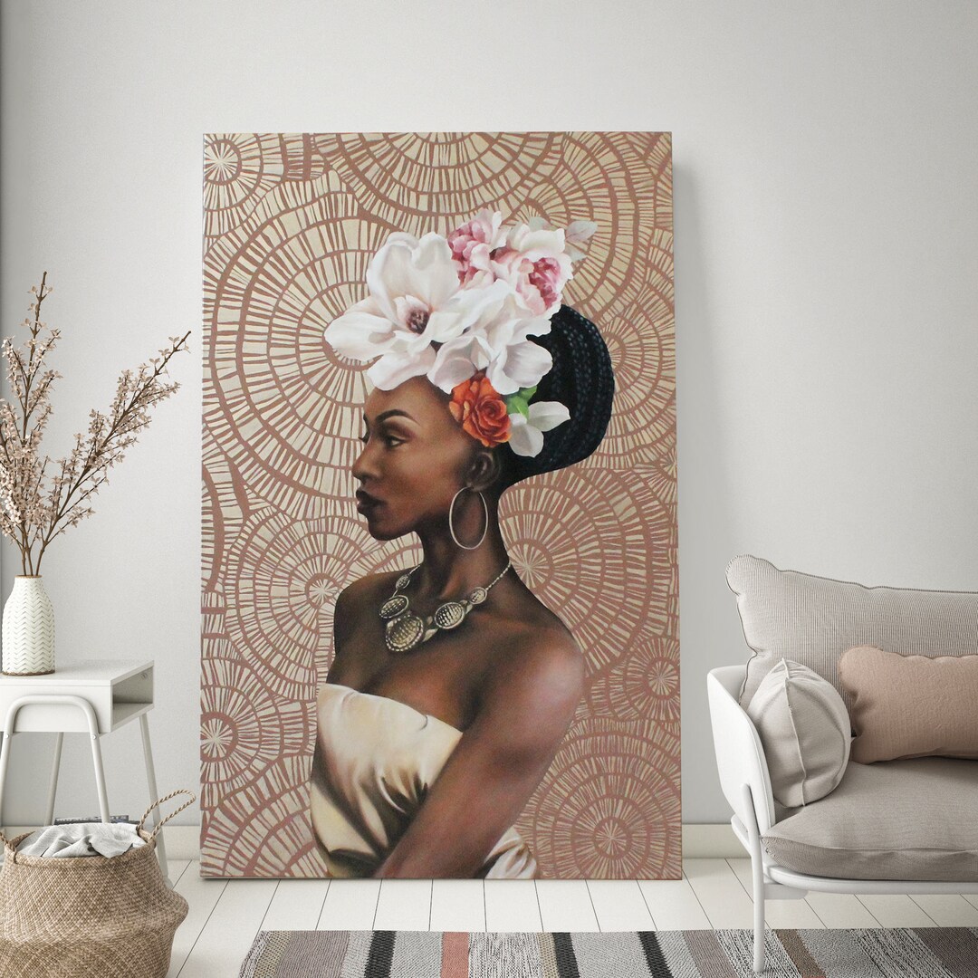 Print African African Poster African Woman Print Brown - Etsy