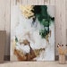 Print Abstract Green Gold Poster Gold Green Wall Art Original Print Set ...
