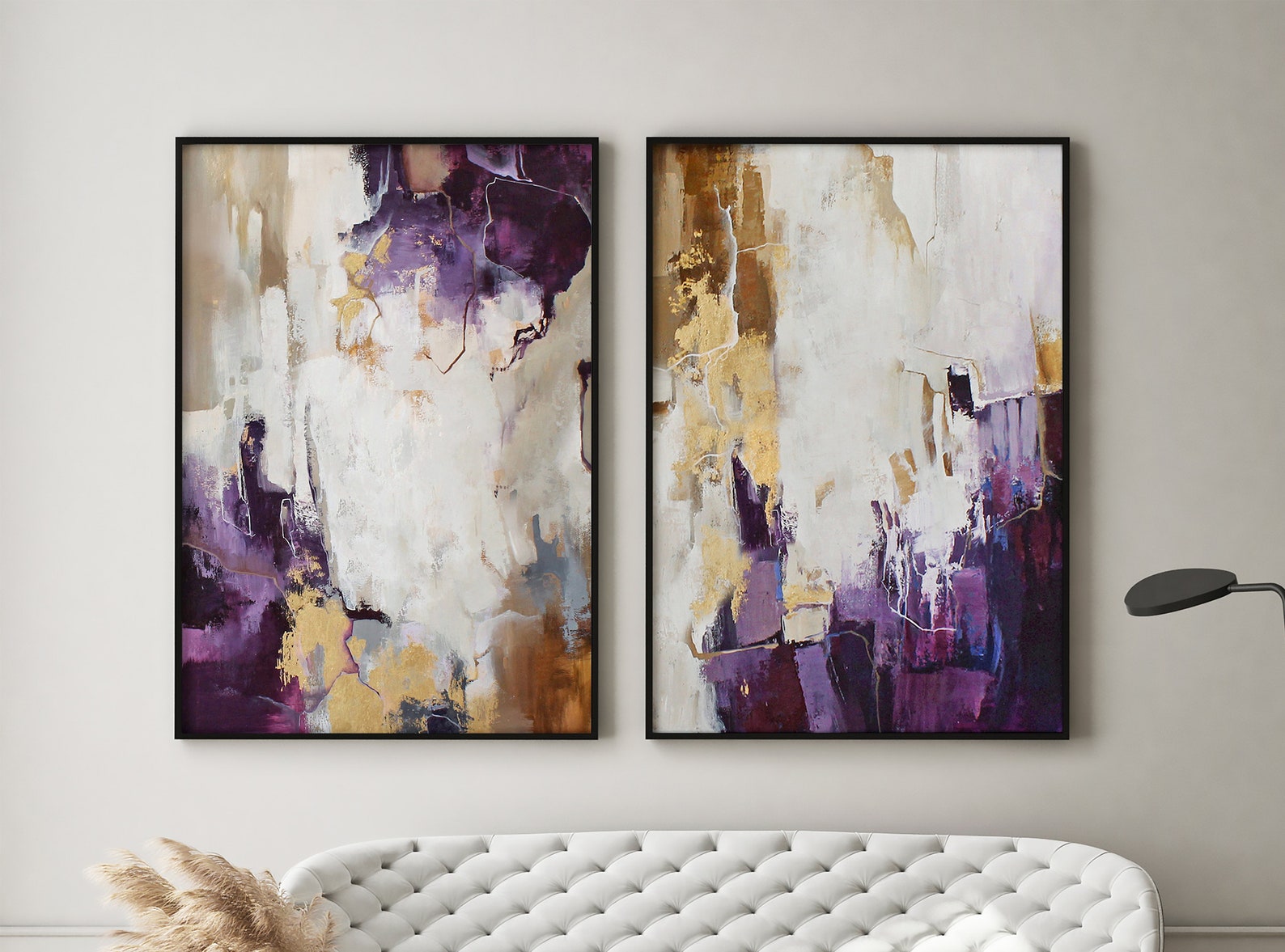 Purple Abstract Art | Purple Abstract Painting | Purple Abstract Wall ...