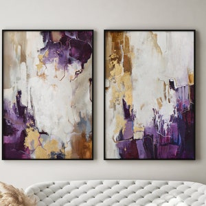 Purple Abstract Art | Purple Abstract Painting | Purple Abstract Wall ...