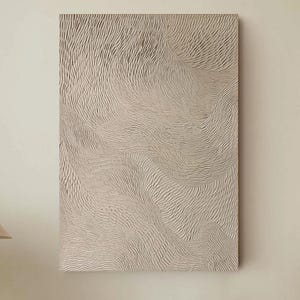 Textured Abstract Beige Painting | Beige Textured Wall Art | Acrylic ...