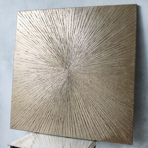 Golden Art | Sun Abstract Painting | Heavy Texture Acrylic Painting ...