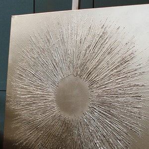 Golden Art | Sun Abstract Painting | Golden Sun Texture Painting ...