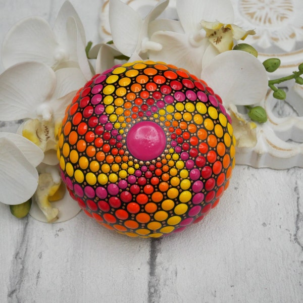 Sacred Geometry Painted Stones - Etsy