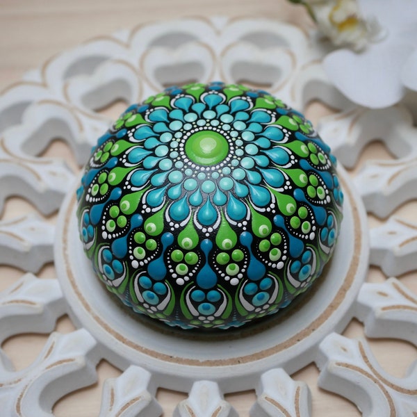 Mandala Stone - Etsy