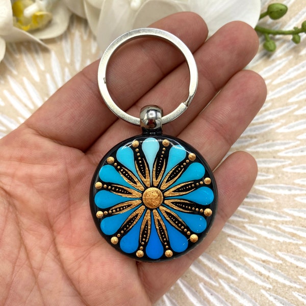 Wooden Painted Keychains - Etsy