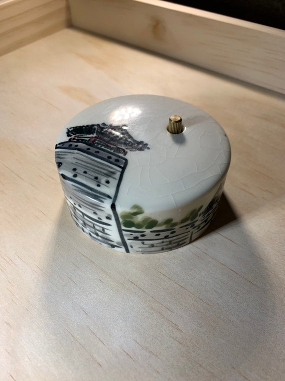 Collectibles Music Box RARE Moony Orgel Music Box Vintage Porcelain ...