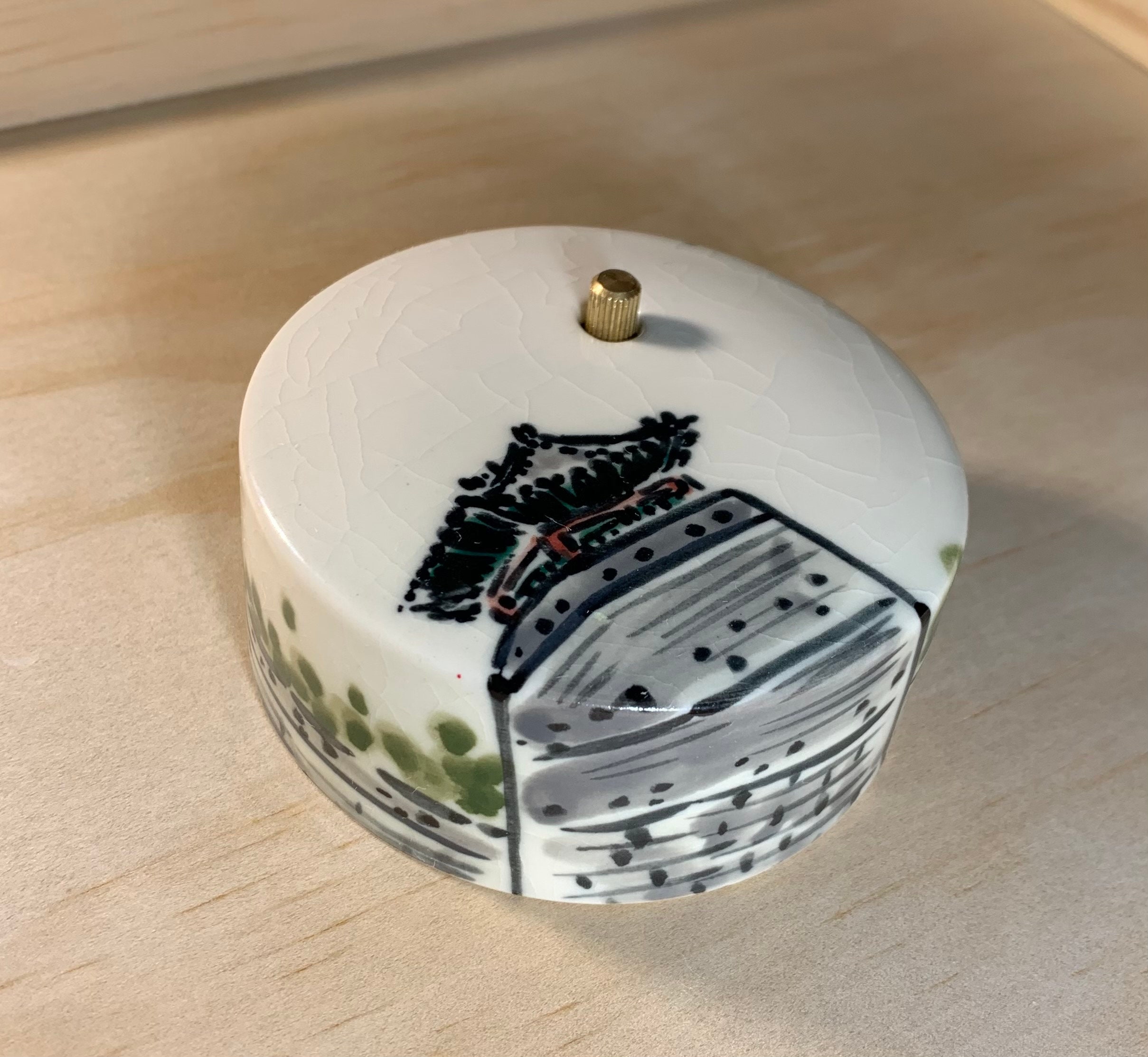 Collectibles Music Box RARE Moony Orgel Music Box Vintage Porcelain ...
