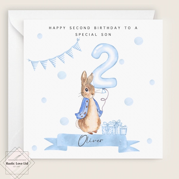 Peter Rabbit Card - Etsy UK