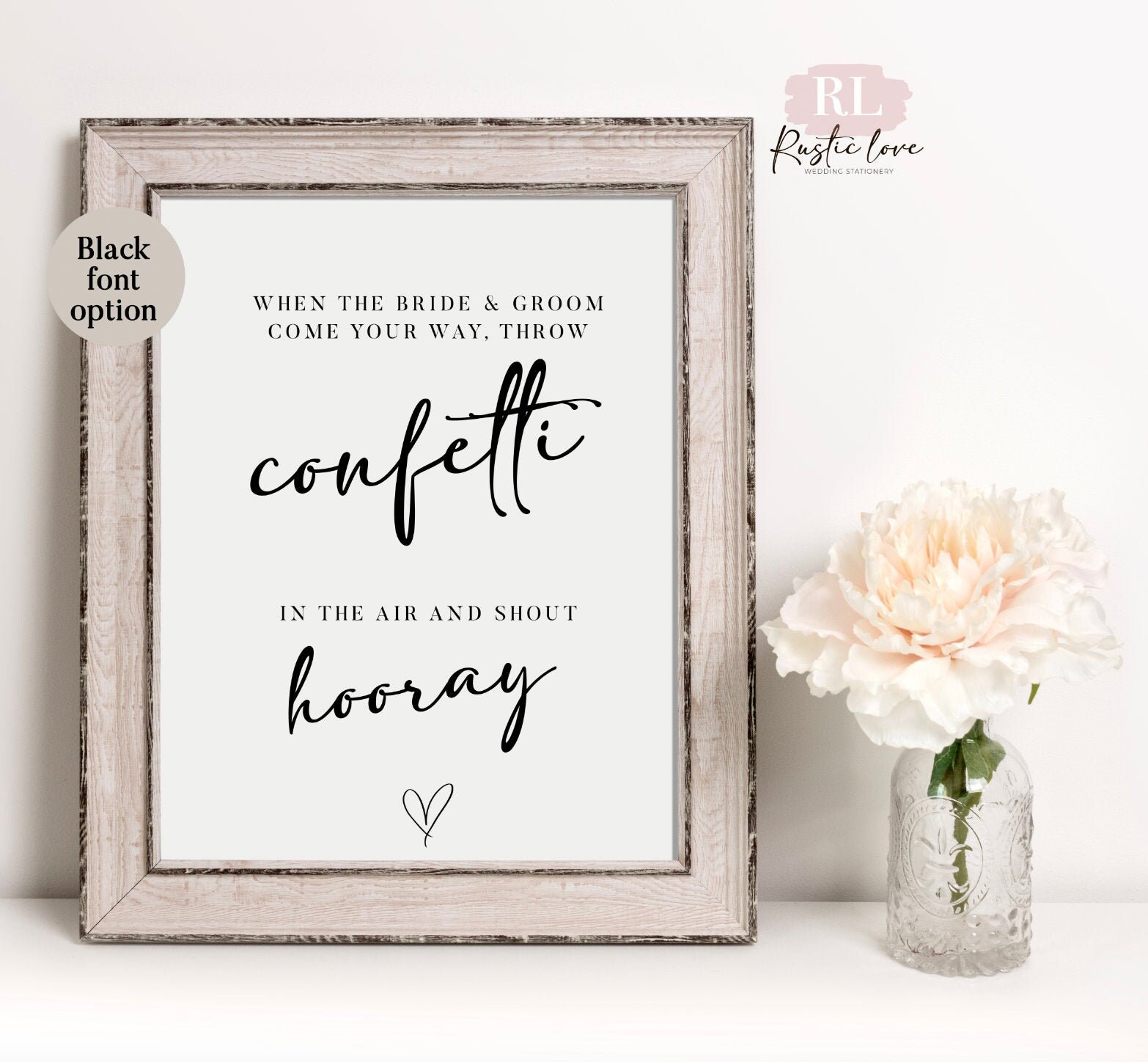 Wedding Sign Wedding Confetti Confetti Sign Wedding - Etsy UK