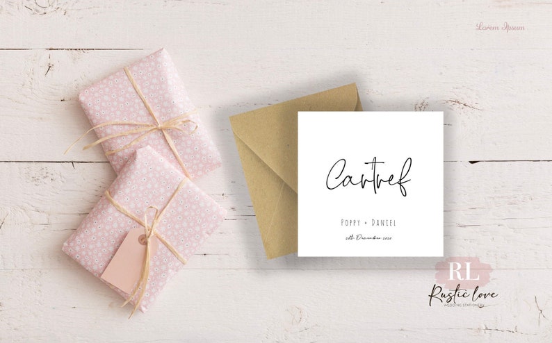 Personalised Welsh Cartref Newydd Greeting Card, Welsh Housewarming ...