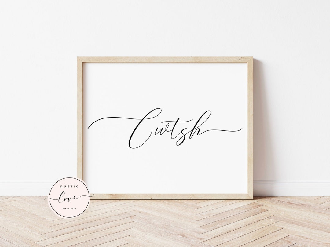 Welsh Home Cwtsh Print Welsh Cwtsh Cwtsh Gift Home Print - Etsy