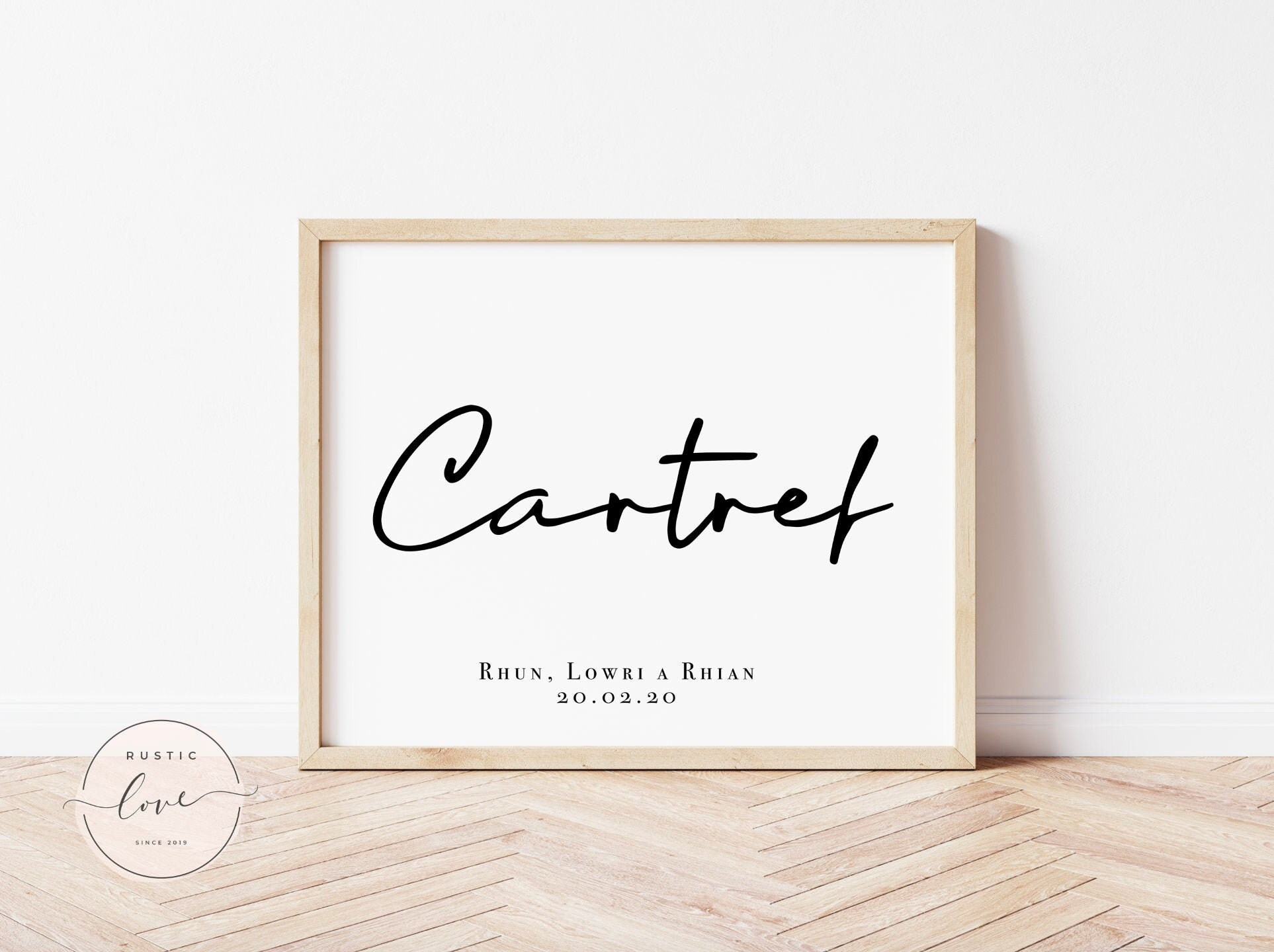 Cartref Print Welsh House Warming Gift New Home Print ONLY NO - Etsy UK