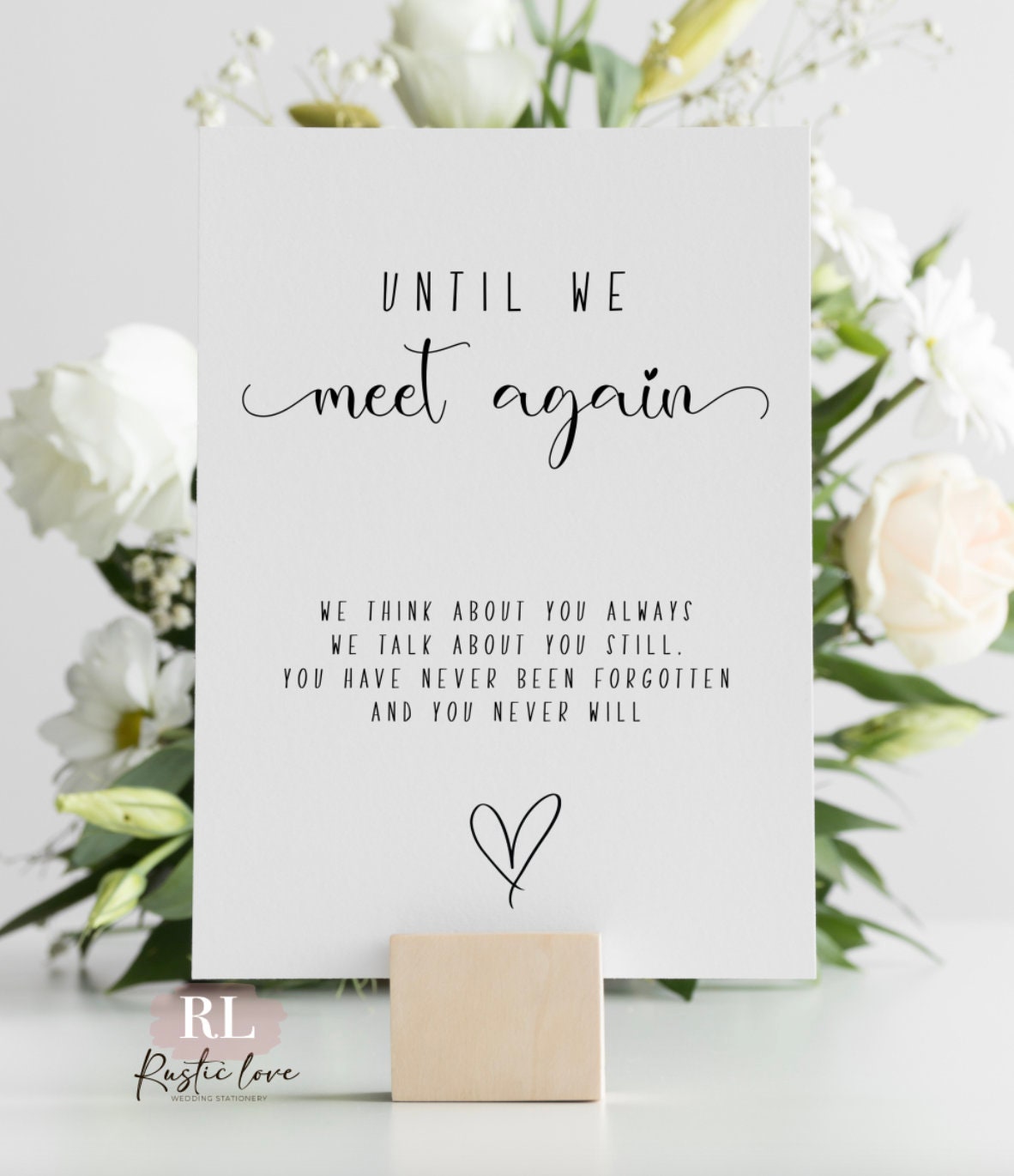 Wedding Sign Wedding Memory Sign in Loving Memory in Loving - Etsy UK