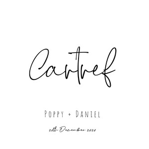 Personalised Welsh Cartref Newydd Greeting Card, Welsh Housewarming ...